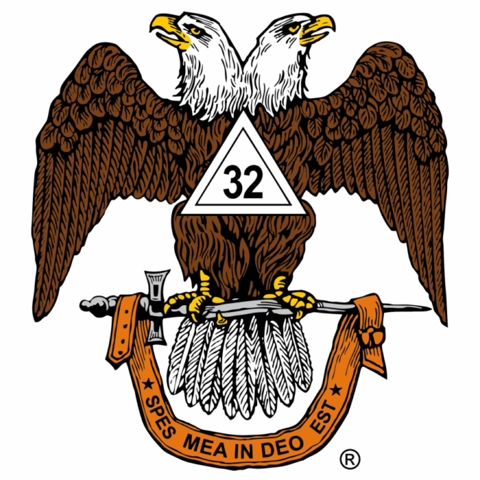 Double eagle, 32 degree logo, square format – Scottish Rite of Orange ...